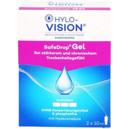 OmniVision GmbH HYLO-VISION SafeDrop Gel Augentropfen 2X10 ml