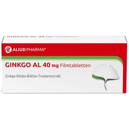 ALIUD Ginkgo Al 40 mg Filmtabletten bei altersbedingten Ged&auml;chtniseinbu&szlig;en mit leichter Demenz 60 St