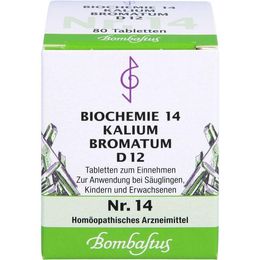 Bombastus Biochemie 14 Kalium bromatum D 12 Tabletten 80 St