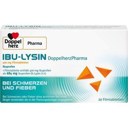 Queisser IBU-LYSIN DoppelherzPharma 400 mg Filmtabletten 20 St
