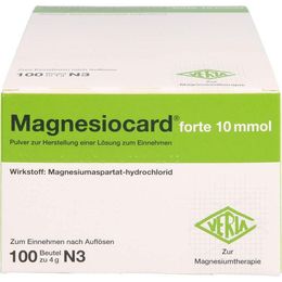 Verla-Pharm Arzneimittel GmbH & Co. KG Magnesiocard forte 10 mmol Plv.z.Her.e.Lsg.z.Einn. 100 St