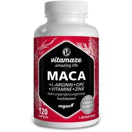 Vitamaze GmbH Maca 10:1 hochdosiert+L-Arginin+OPC+Vit.vegan Kps. 120 St