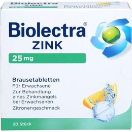 HERMES Arzneimittel Biolectra Zink Brausetabletten 20 St