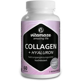 Vitamaze GmbH Collagen 300 mg+Hyaluron 100 mg hochdosiert Kaps. 60 St