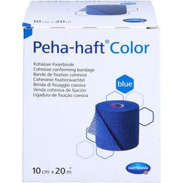 1001 Artikel Medical PEHA-HAFT Color Fixierbinde 10 cmx20 m blau 1 St