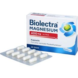 HERMES Arzneimittel Biolectra Magnesium 400 mg ultra Kapseln 20 St