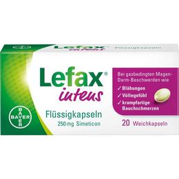 BAYER Lefax intens Fl&uuml;ssigkapseln 250 mg Simeticon 20 St