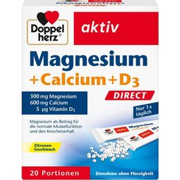 Queisser Doppelherz Magnesium+Calcium+D3 Direct Pellets 20 St