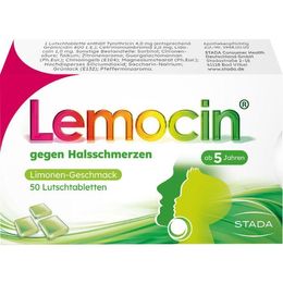 STADA Lemocin gegen Halsschmerzen Lutschtabletten 50 St