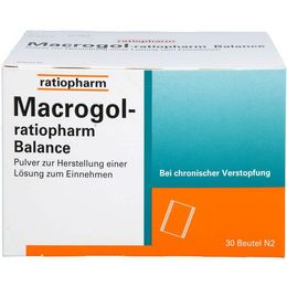 MACROGOL-ratiopharm Balance Plv.z.H.e.L.z.Einn. 30 St
