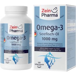 OMEGA-3 1000 mg Seefisch&ouml;l Softgel-Kapseln hochdo. 140 St