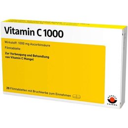 W&Ouml;RWAG PHARMA Vitamin C 1000 Filmtabletten 20 St