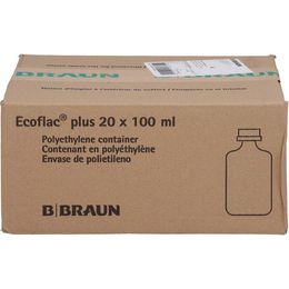 B.Braun Aqua Ad injectabilia Ecoflac Plus Injektionslsg. 20X100 ml