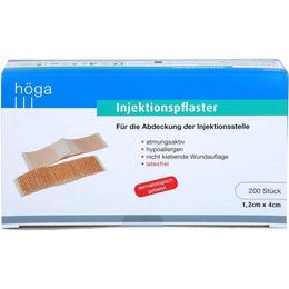 Injektionspflaster hypoallergen 1,2x4 cm 200 St