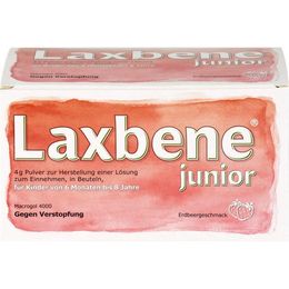 Laxbene junior 4 g Plv.z.H.e.Lsg.z.Einn.Kdr.6M-8J 50 St