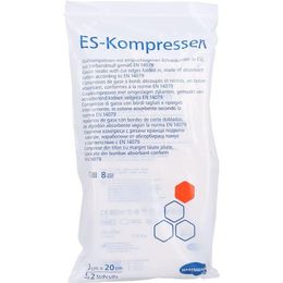 ES-KOMPRESSEN steril 10x20 cm 8fach 5X2 St