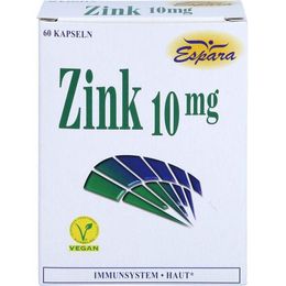 Zink 10 mg Kapseln 60 St
