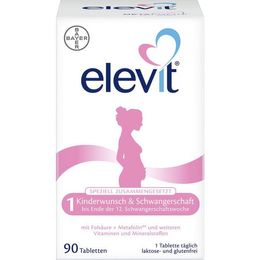 BAYER Elevit 1 Kinderwunsch & Schwangerschaft Tabletten 90 St