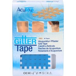 Gitter Tape AcuTop Akupunkturpflaster 5x6 cm blau 40 St