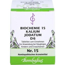 Bombastus Biochemie 15 Kalium jodatum D 6 Tabletten 80 St