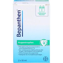 BAYER Bepanthen Augentropfen 2X10 ml