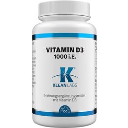 Vitamin D 1000 I.E. Klean Labs Tabletten 100 St