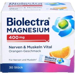 HERMES Arzneimittel Biolectra Magnesium 400 mg Nerven & Muskeln Vital 30X1.9 g