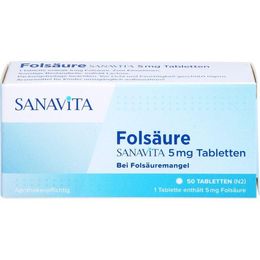 Fols&auml;ure Sanavita 5 mg Tabletten 50 St