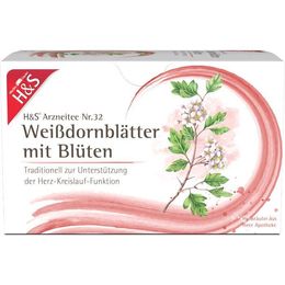 H&S Wei&szlig;dornbl&auml;tter mit Bl&uuml;ten Filterbeutel 20X1.6 g