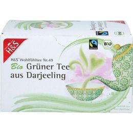 H&S Bio Gr&uuml;ner Tee aus Darjeeling Filterbeutel 20X2 g
