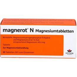 W&Ouml;RWAG PHARMA Magnerot N Magnesiumtabletten 50 St
