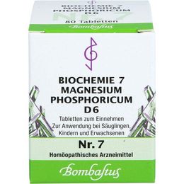 Bombastus Biochemie 7 Magnesium phosphoricum D 6 Tabletten 80 St