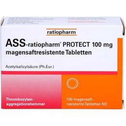 ASS-ratiopharm Protect 100 mg magensaftr.Tabletten 100 St