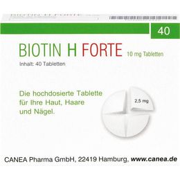 Biotin H forte 10 mg Tabletten 40 St