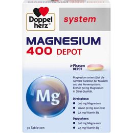 Queisser Doppelherz Magnesium 400 Depot system Tabletten 30 St