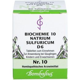 Bombastus Biochemie 10 Natrium sulfuricum D 6 Tabletten 80 St
