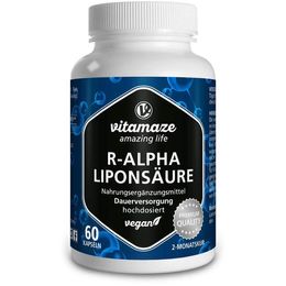 Vitamaze GmbH R-ALPHA-LIPONS&Auml;URE 200 mg hochdosiert vegan Kaps. 60 St