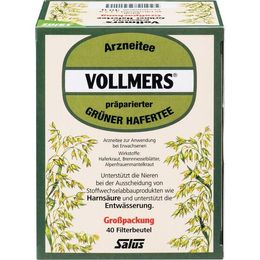 Salus Vollmers pr&auml;parierter gr&uuml;ner Hafertee Filterbeutel 40 St