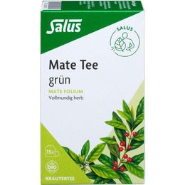Mate Tee gr&uuml;n Kr&auml;utertee Mate folium Bio Salus 15 St