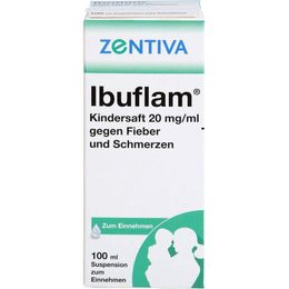 Ibuflam Kindersaft 20 mg/ml gegen Fieber 100 ml