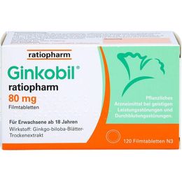 GINKOBIL-ratiopharm 80 mg Filmtabletten 120 St