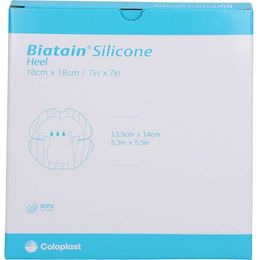 Coloplast Biatain Silicone Schaumverband Ferse 18x18 cm 5 St