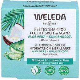 Weleda festes Shampoo Feuchtigkeit & Glanz 50 g