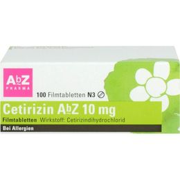 Cetirizin AbZ 10 mg 100 St. Filmtabletten