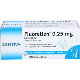 Fluoretten 0,25 mg Tabletten 300 St