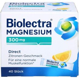 HERMES Arzneimittel Biolectra Magnesium 300 mg Direct Zitrone Sticks 40 St