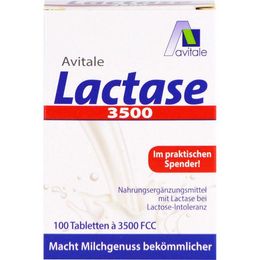Avitale Lactase 3.500 Fcc Tabletten im Klickspender 100 St