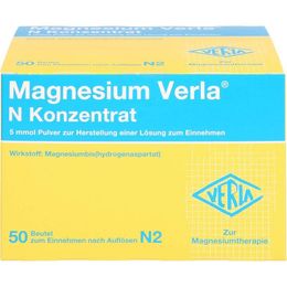 Verla-Pharm Arzneimittel GmbH & Co. KG Magnesium Verla N Konzentrat Plv.z.H.e.L.z.Einn. 50 St
