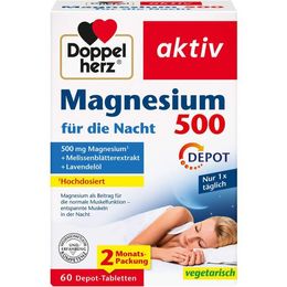 Queisser Doppelherz Magnesium 500 f&uuml;r die Nacht Tabletten 60 St