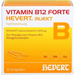 Vitamin B12 Forte Hevert injekt Inj.-Lsg.Amp. 10X2 ml